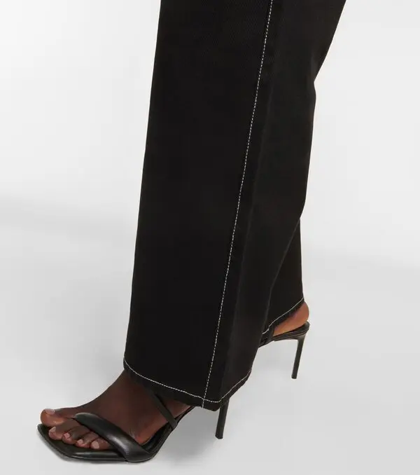 DION LEE Wide-leg Cutout Jeans