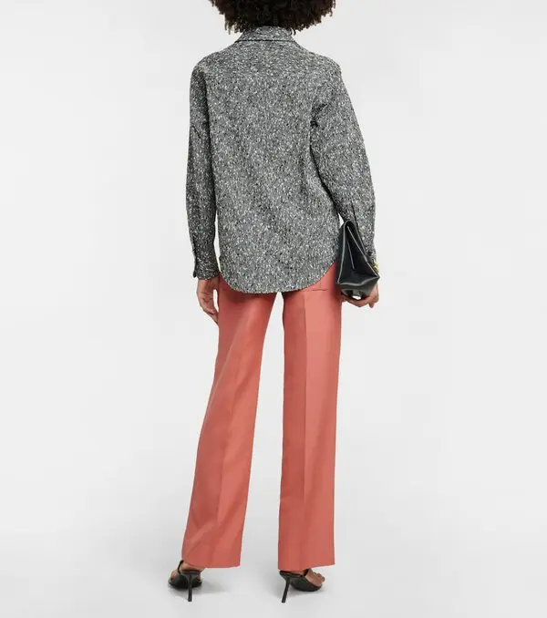Victoria Beckham Bouclé Utility Shirt
