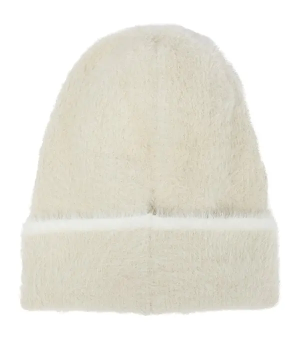 Jacquemus Le Bonnet Neve off white hat Le Bonnet Neve beanie in white - Jacquemus | Mytheresa main image 3