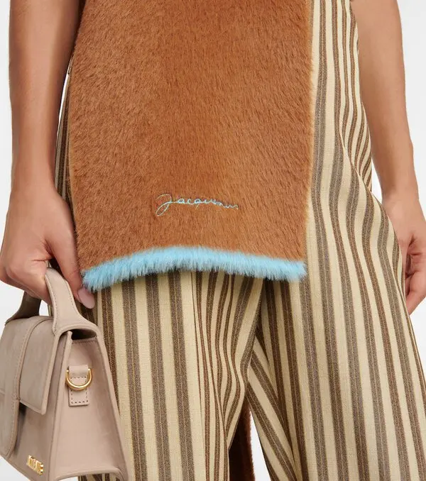 Jacquemus L'écharpe Neve Scarf - Brown