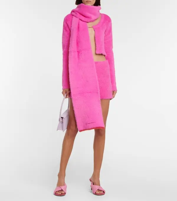 Jacquemus L'écharpe Neve Scarf - Pink