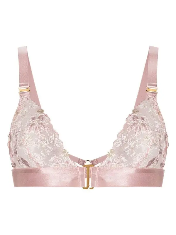 BORDELLE Vita Lace Triangle Bra - Pink