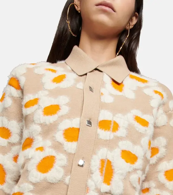 Jacquemus La Chemise Neve Floral Cardigan