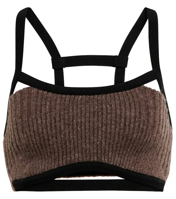 Jacquemus Bellinu Bralette - Brown