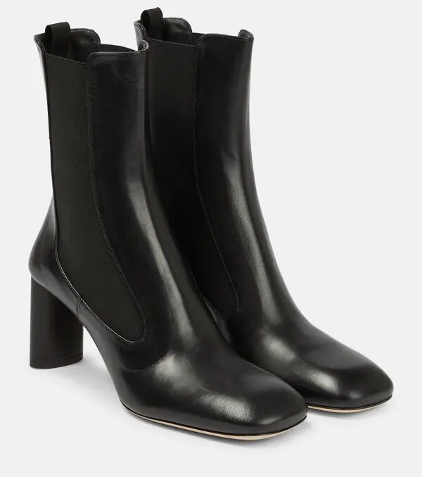 Victoria Beckham Elsie Leather Chelsea Boots