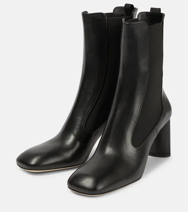 Victoria Beckham Elsie Leather Chelsea Boots