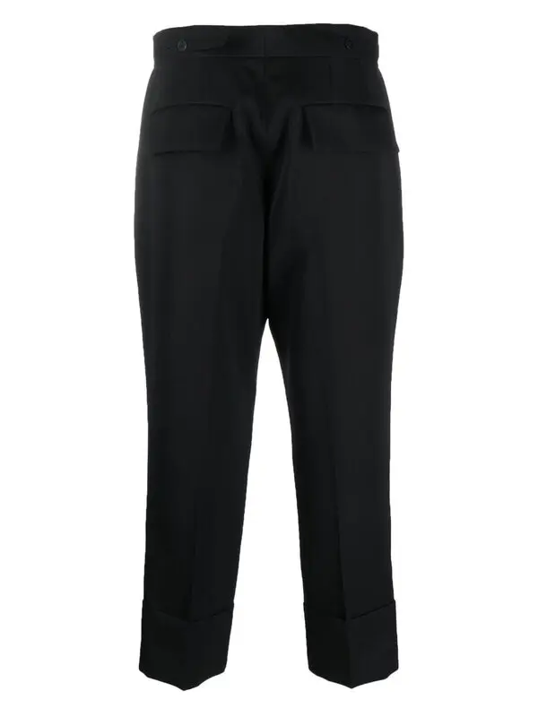 SAPIO Cropped Leg Wool Trousers