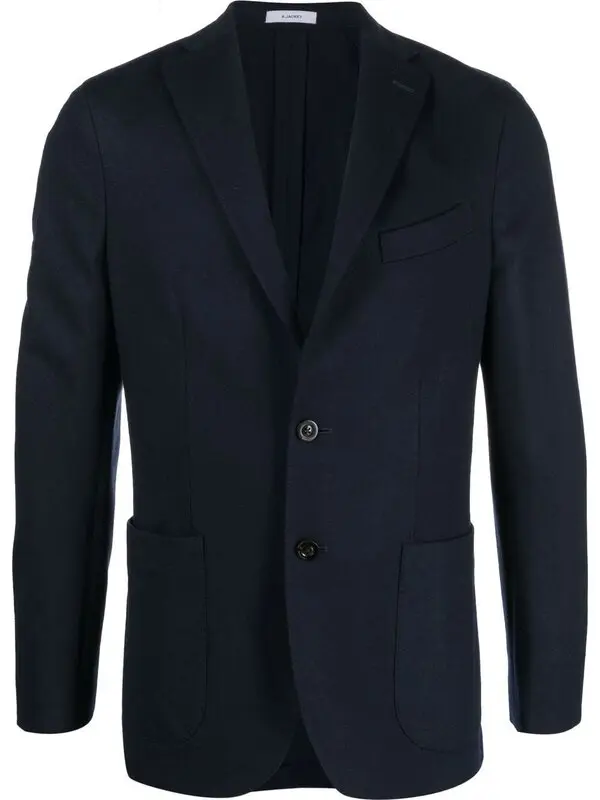 Boglioli Single-breasted Wool-blend Blazer