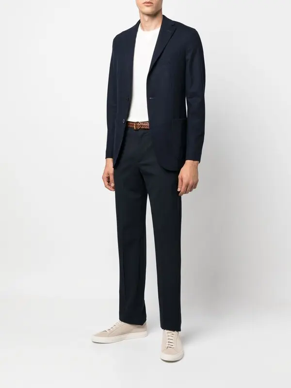 Boglioli Single-breasted Wool-blend Blazer