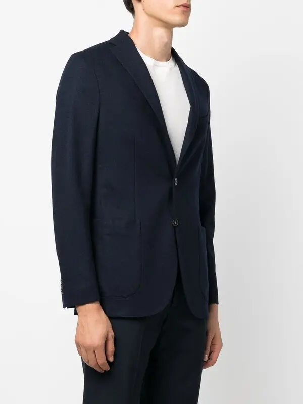 Boglioli Single-breasted Wool-blend Blazer