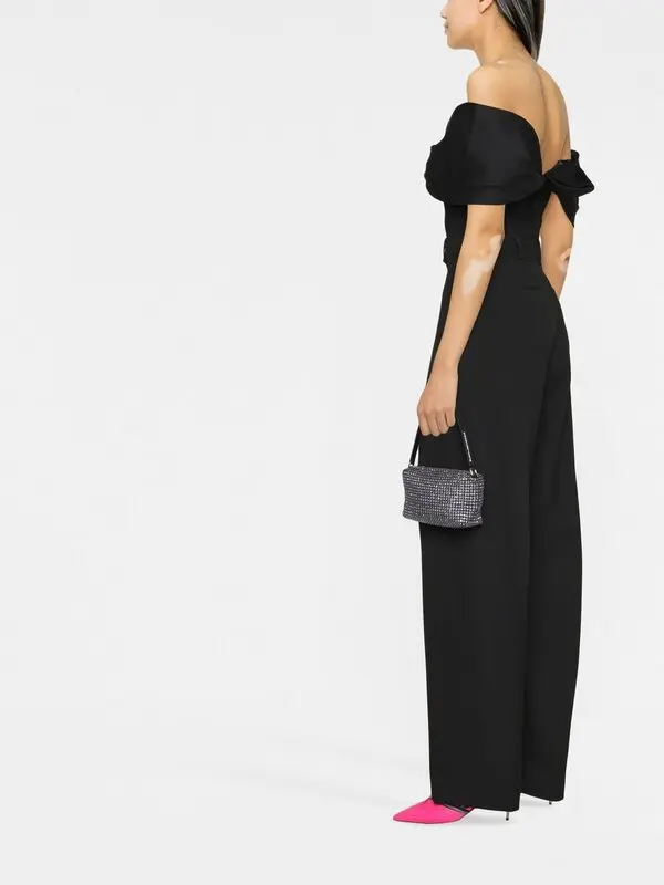 Attico High-waisted Wide-leg Trousers - Black