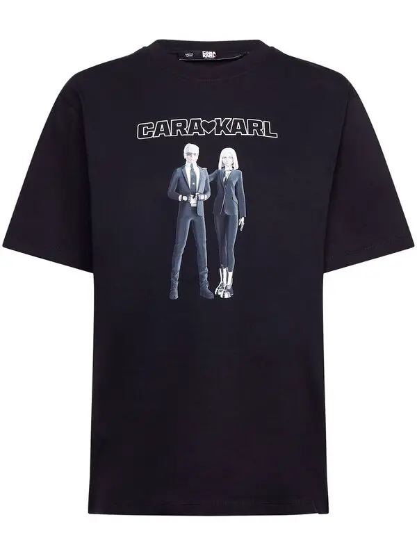 Karl Lagerfeld X Cara Delevingne Avatar T-shirt