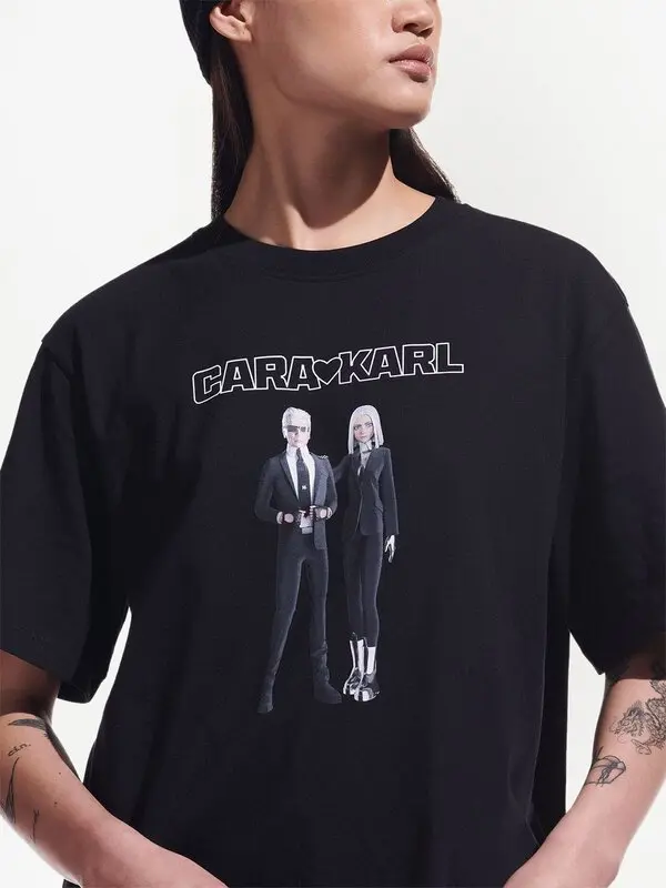 Karl Lagerfeld X Cara Delevingne Avatar T-shirt