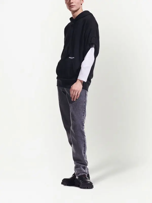 Karl Lagerfeld X Cara Delevingne Logo-print Hoodie