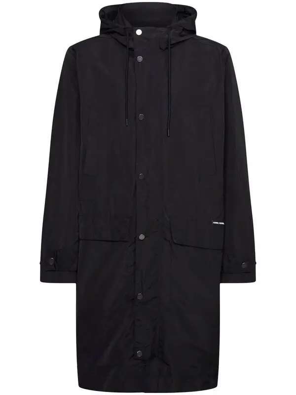 Karl Lagerfeld X Cara Delevingne Hooded Parka Coat