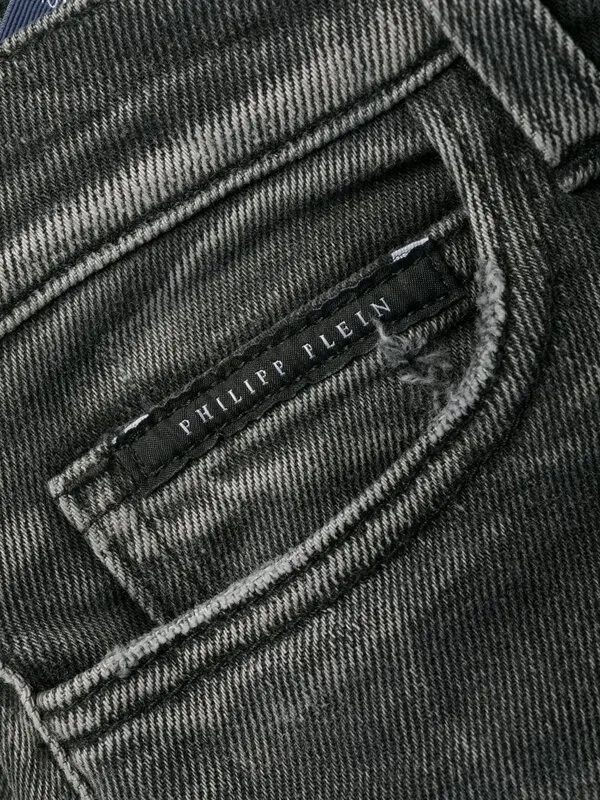 Philipp Plein Logo-plaque Denim Jeans
