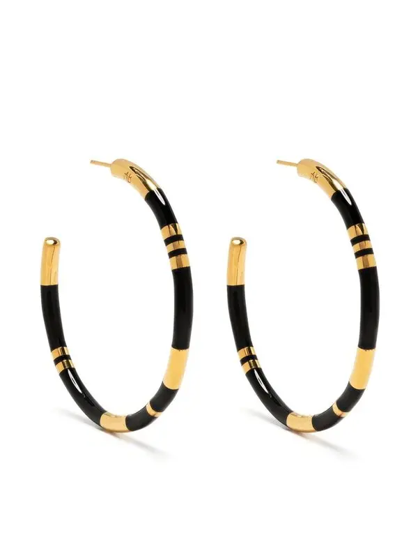 AURÉLIE BIDERMANN Large Hoop Earrings - Gold