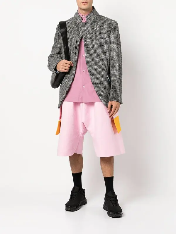 Comme Des Garçons Colour-block Panelled Blazer