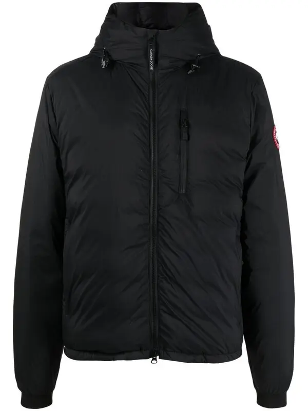 Canada Goose Hooded Feather-down Padded Jacket - Black
