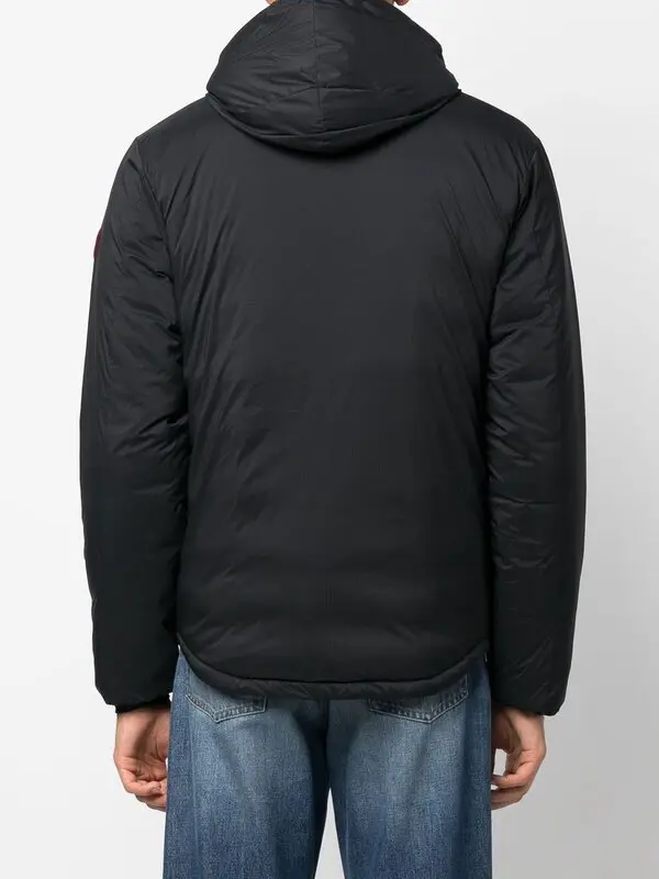 Canada Goose Hooded Feather-down Padded Jacket - Black
