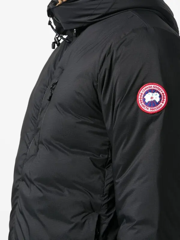 Canada Goose Hooded Feather-down Padded Jacket - Black