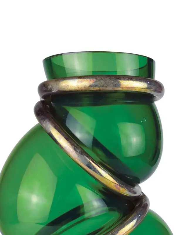 VANESSA MITRANI Chain Ring Asymmetric Vase - Green