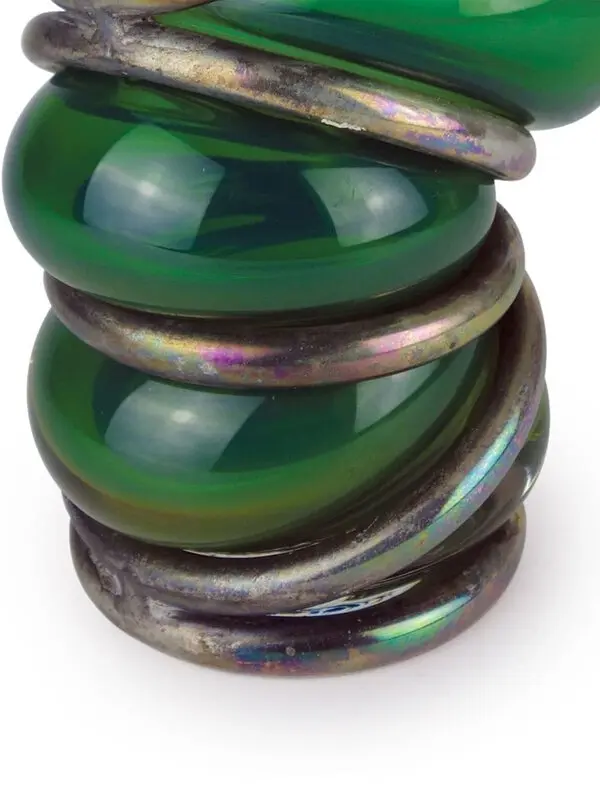 VANESSA MITRANI Chain Ring Asymmetric Vase - Green