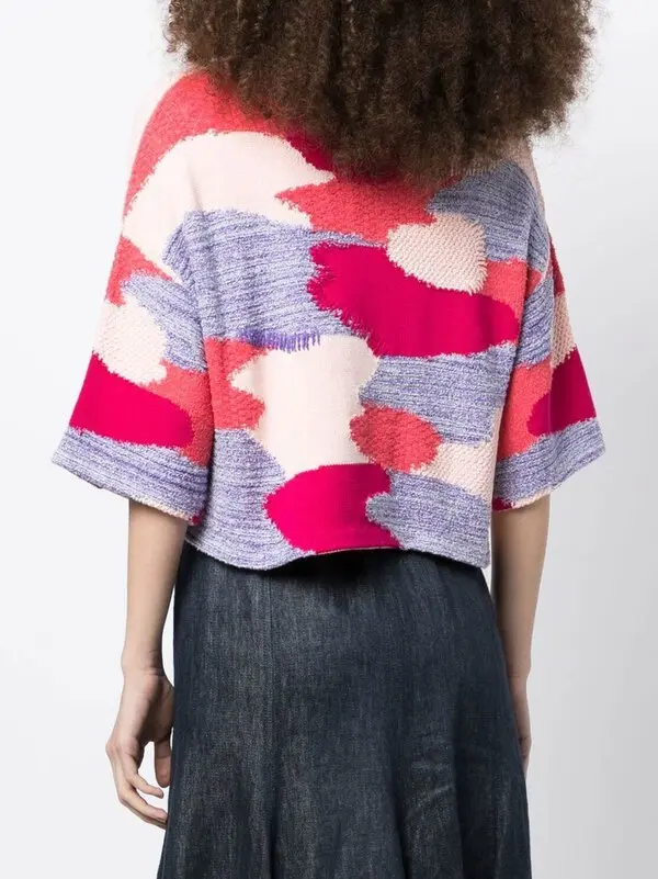 ONEFIFTEEN Patchwork Knit Top