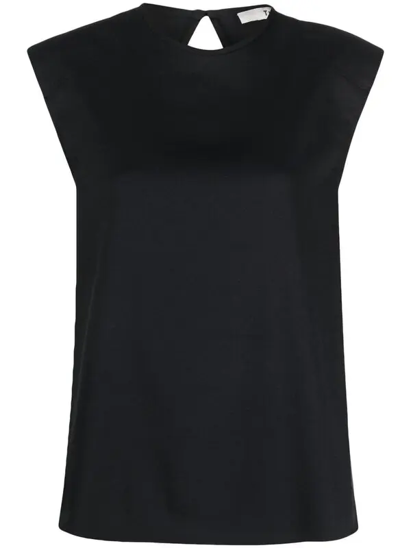 Tibi Sleeveless Top With Keyhole Detail