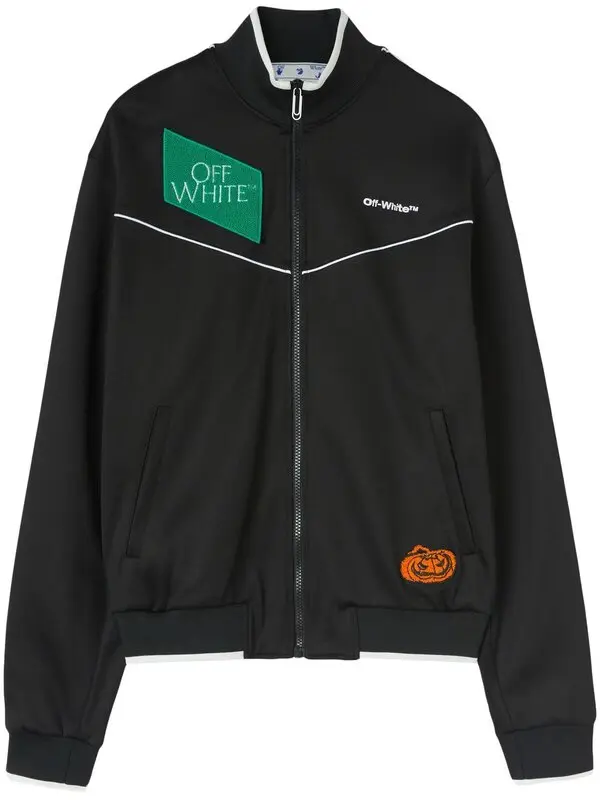 Off-White Embroidered-logo Zipped Track Jacket