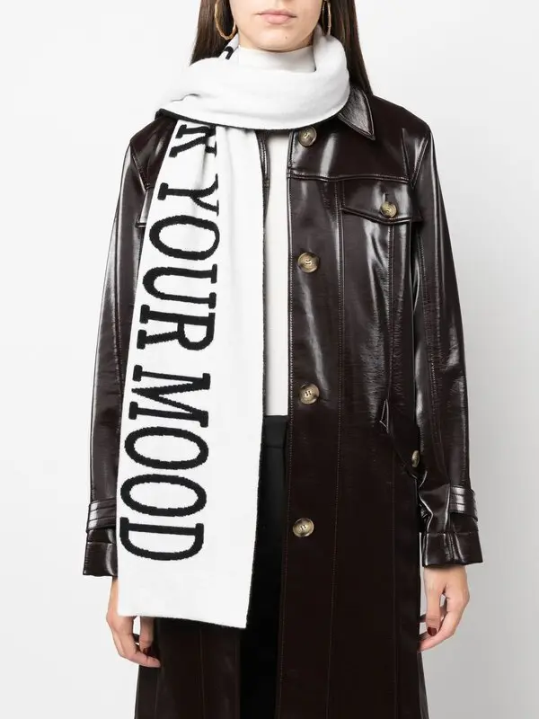 Alberta Ferretti Logo-print Scarf