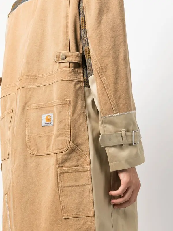 Junya Watanabe X Carhartt Panelled Trench Coat