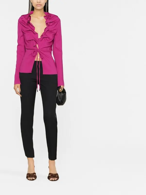 TOM FORD Tie-fastening Long-sleeve Top