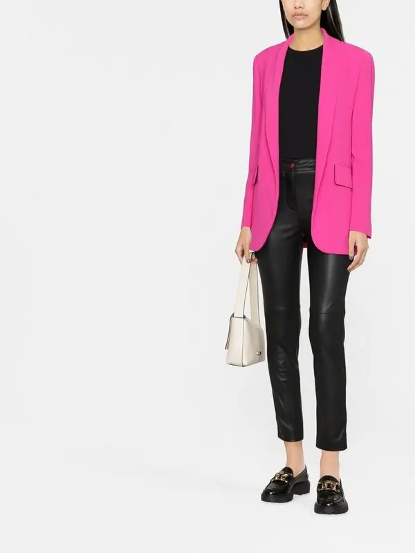 BLANCA VITA Faux Leather Trousers