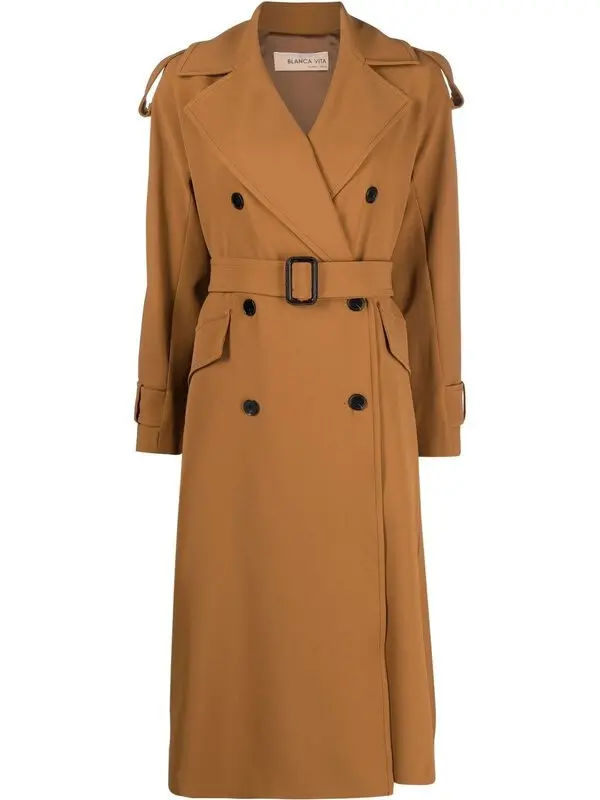 BLANCA VITA Double-breasted Coat