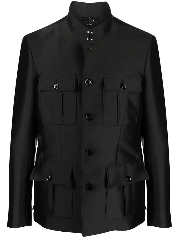 TOM FORD Four-pocket Military Jacket