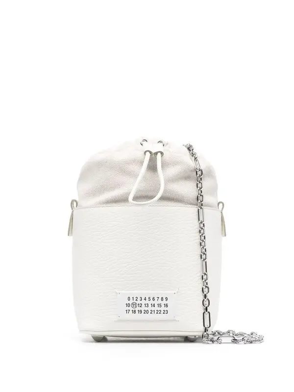 MAISON MARGIELA Small 5ac Bucket Bag - White