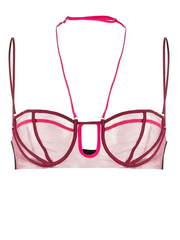 NENSI DOJAKA Panelled Half-cup Bra - Pink