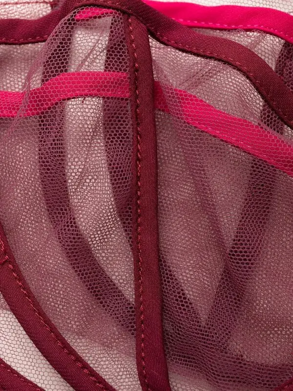 NENSI DOJAKA Panelled Half-cup Bra