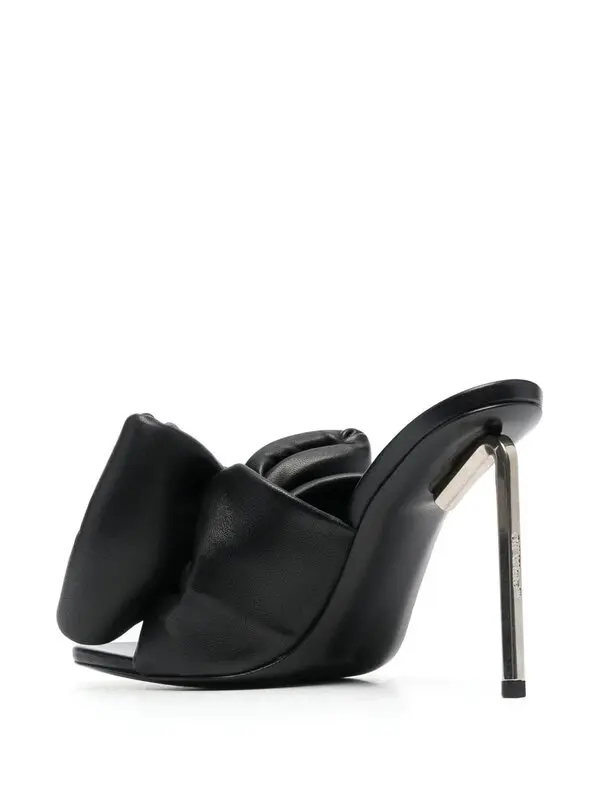 Off-White Allen Bow-embellished Sandals - Black