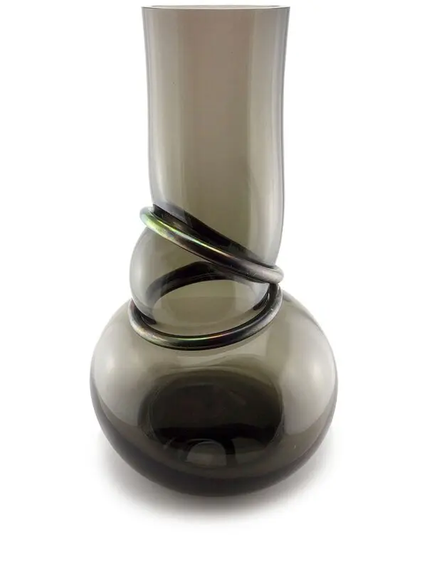 VANESSA MITRANI Double Ring Polished Vase - Grey