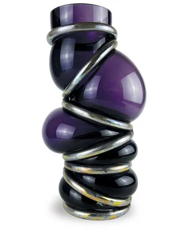 VANESSA MITRANI Chain Ring Asymmetric Vase - Purple