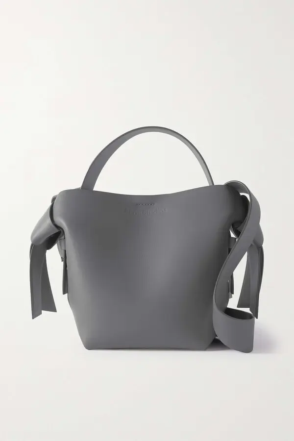 Acne Studios Musubi Mini Knotted Leather Shoulder Bag