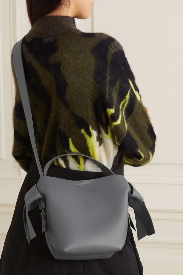 Acne Studios Musubi Mini Knotted Leather Shoulder Bag