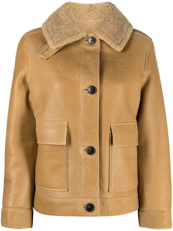 YVES SALOMON Lambskin Short Jacket