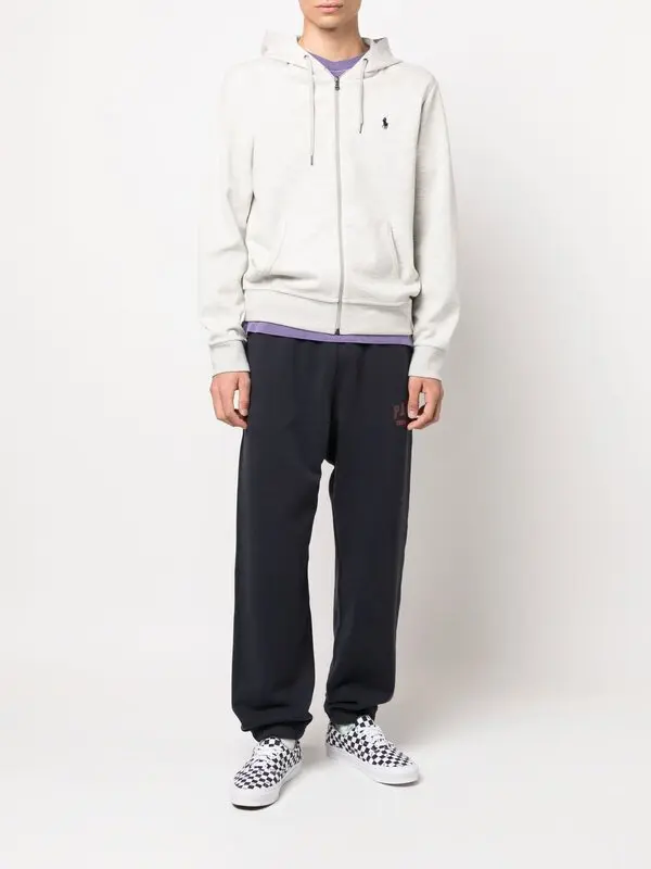 Polo Ralph Lauren Knitted Zip-up Hoodie - Grey