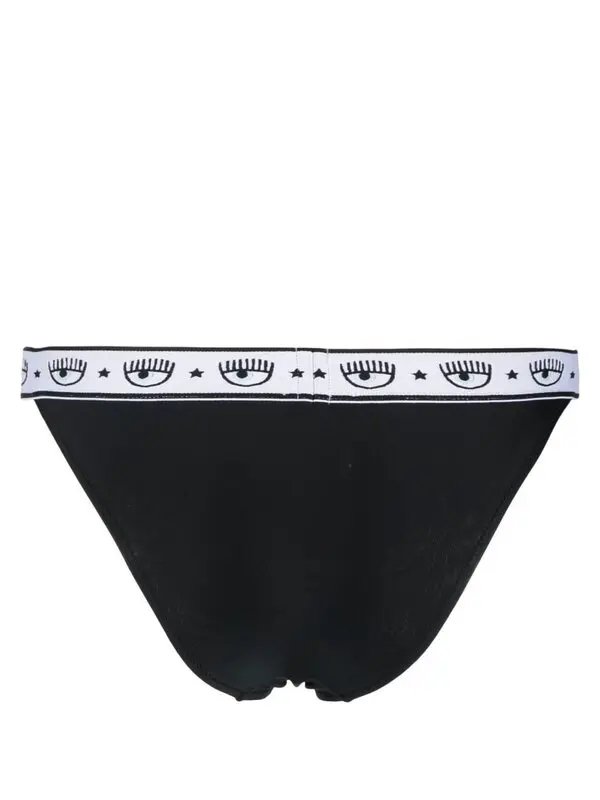 CHIARA FERRAGNI Logo Waistband Bikini Bottom