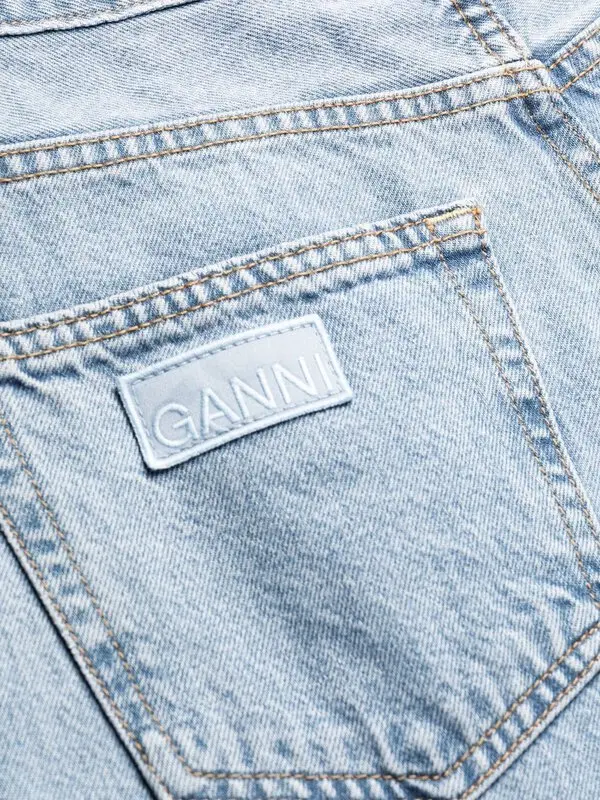 GANNI Magny Core Wide-leg Jeans