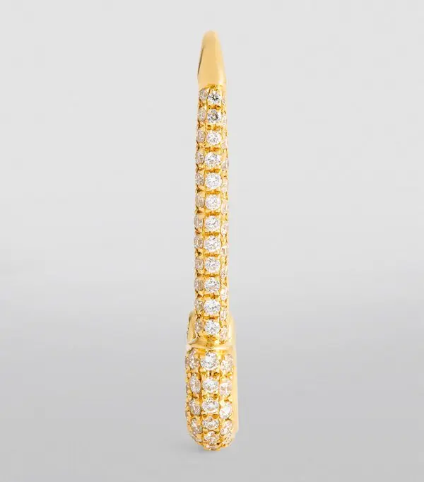 ANITA KO Safety Pin Single Right Earring - Gold