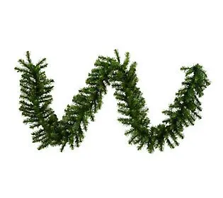 VICKERMAN 9' X 12' Douglas Fir Artificial Chris Mas Garland - One-color